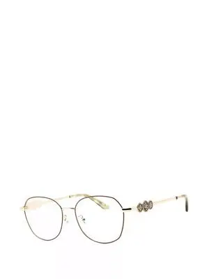 Guess Geometric-frame Glasses - Brown