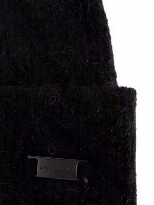 Canada Goose Ribbed-knit Logo-plaque Beanie Hat