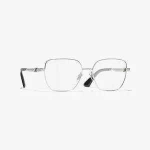 Chanel Square Eyeglasses Silver