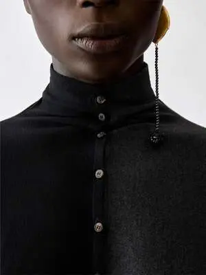 Jacquemus Le Polo Losange In Maglia Bicolore