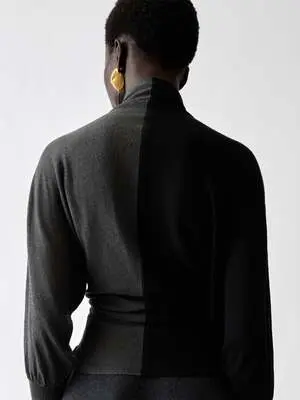 Jacquemus Le Polo Losange In Maglia Bicolore