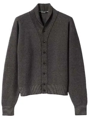 Jacquemus Le Cardigan Pelota Con Collo A Scialle - Gray