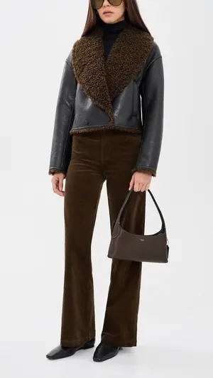 COACH Natural Grain Leather Brooklyn 26 Shoulder Bag - Maple