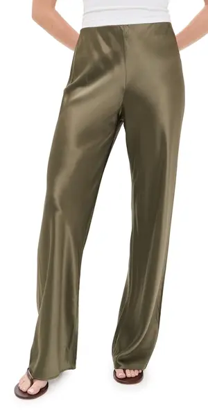 Cami Nyc Bristol Satin Pants - Camoflage