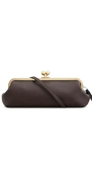 COACH Glovetanned Leather 30 Kisslock Frame Bag - Maple