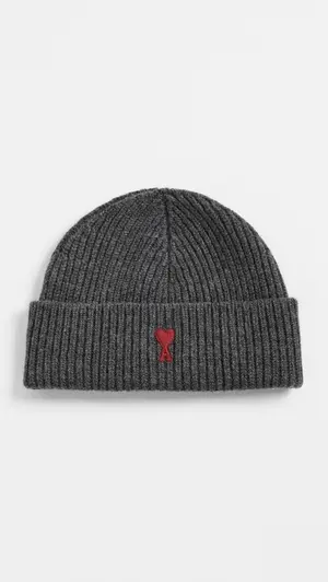 AMI Paris Quota De Coeur Beanie
