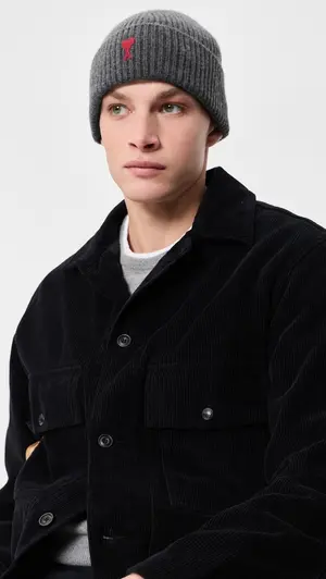 AMI Paris Quota De Coeur Beanie