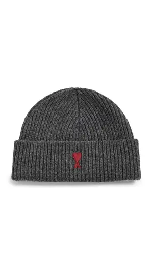 AMI Paris Quota De Coeur Beanie