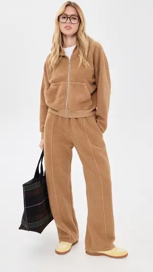 ASHER Rosie Reversed Zip-up Hoodie