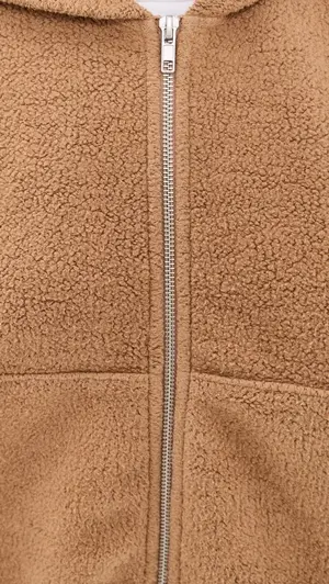 ASHER Rosie Reversed Zip-up Hoodie
