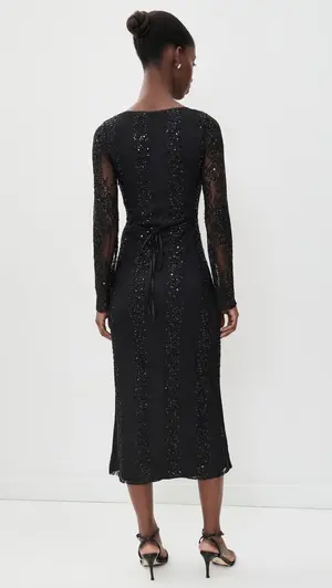 BAILEY ROSE Lace Maxi Dress