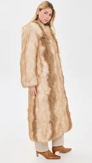 Apparis Solange Fox Maxi Coat