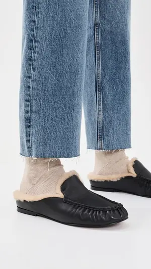 Vince Tevin Shearling Mules