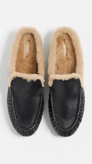 Vince Tevin Shearling Mules