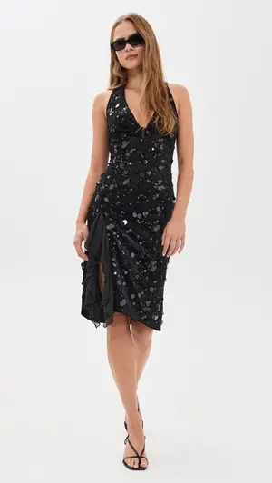 BAILEY ROSE Sequin Midi Dress