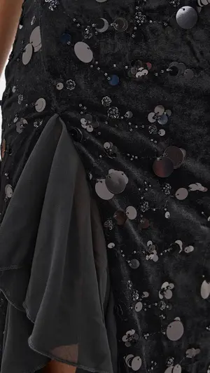 BAILEY ROSE Sequin Midi Dress