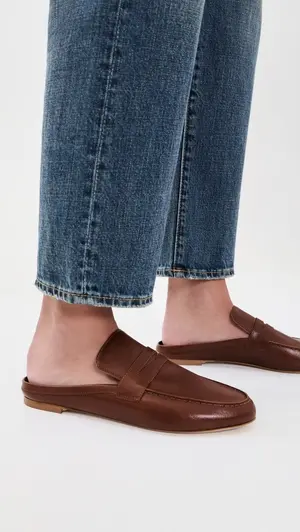 JAMIE HALLER Penny Loafer Mules