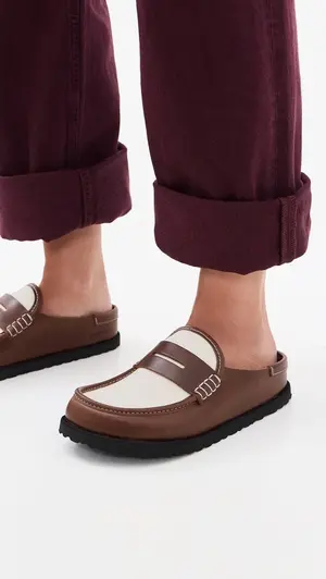 BIRKENSTOCK Naples Wrapped Canvas Mules