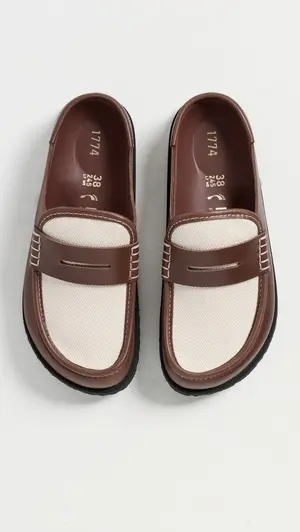 BIRKENSTOCK Naples Wrapped Canvas Mules