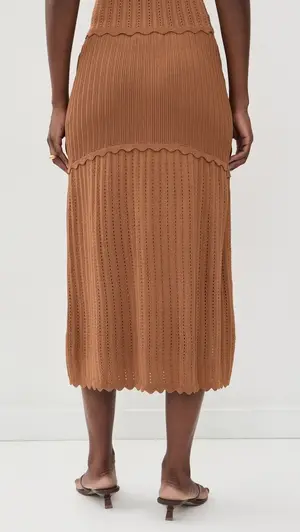 Solid & Striped The Amara Skirt - Camel