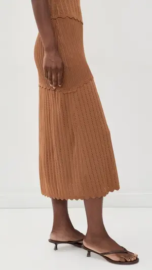 Solid & Striped The Amara Skirt - Camel