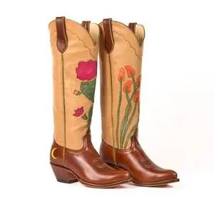 FRAULEIN BOOT COMPANY Cactus Cowboy Boot - Brown