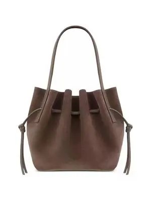 Yuzefi Mini Scallop Tote Bag Brown