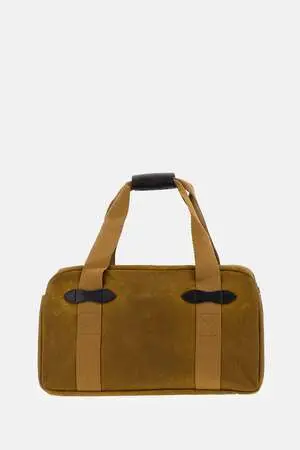 Filson Borsa Duffle Small Tin Cloth In Cotone Cerato E Pelle