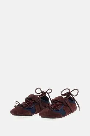 SHUSHU/TONG Ballerine In Pelle Con Fiocco - Multicolore