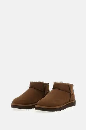 UGG Stivaletti Classic Ultra Mini In Nubuck