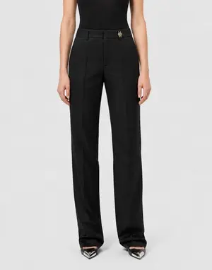 Philipp Plein Flared Trousers - Black
