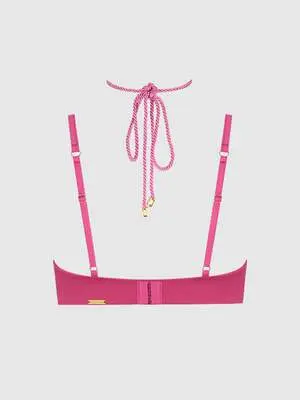 Frederick's Of Hollywood Nadya Liquid Satin & Rope Openable Cup Bra