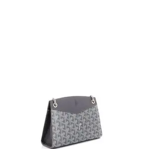 Goyard Structured Rouette Chain Shoulder Bag Coated Canvas Mini