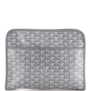 Goyard Jouvence Toiletry Pouch Coated Canvas Gm - Grey