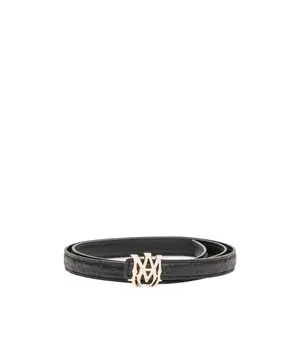 Amiri Signature Logo Belt - Black
