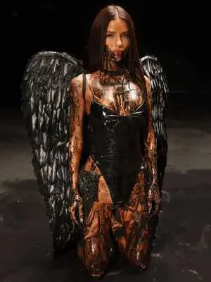 OUTCAST Devil Bodysuit & Skirt Set - Black