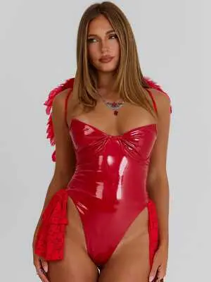 OUTCAST Devil Bodysuit & Skirt Set