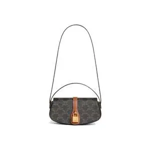 Celine Triomphe Tabou Shoulder Bag - Brown