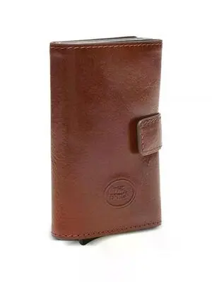 THE BRIDGE Bridge Logo-embossed Leather Cardholder - Brown