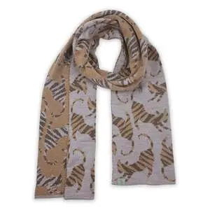 OTTO & SPIKE Scarves Tiger Cat Merino Tawny - Brown
