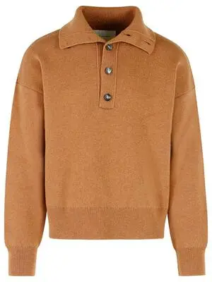 AMI Paris Wool Sweater - Brown