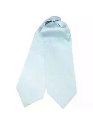 ELIZABETTA Angelo Jacquard-woven Ascot Tie - Blue