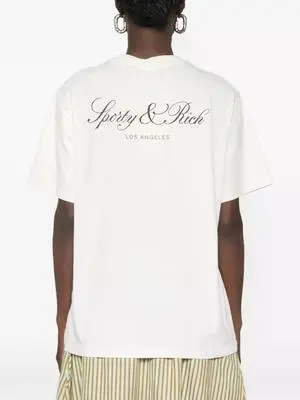 Sporty & Rich Logo-print T-shirt