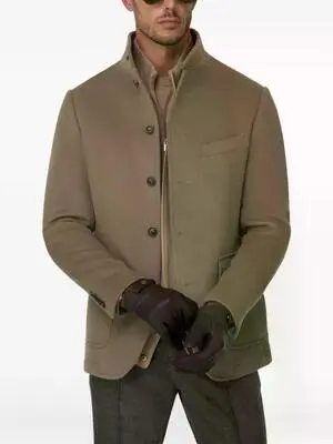 Boggi Milano Peacoat In Wool