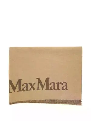 Max Mara Tenue Reversible Jacquard-logo Scarf