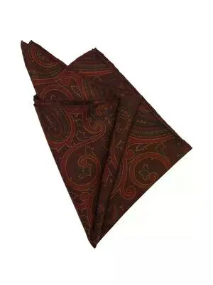 ELIZABETTA Positano Paisley-print Pocket Square