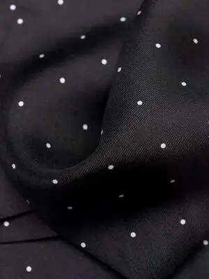 ELIZABETTA Savona Polka-dot Silk Scarf