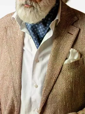 ELIZABETTA Nino Dot-print Silk Cravat
