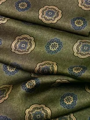 ELIZABETTA Medallion-print Tubular Scarf