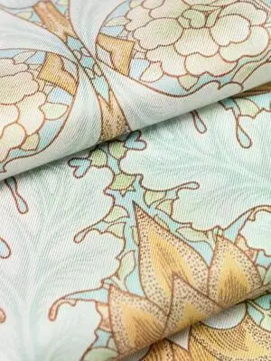 ELIZABETTA Londra Floral-print Silk Pocket Square - Blue